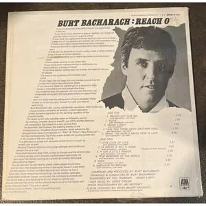 Media | Burt Bacharach Reach Out Lp Record Album Vinyl Sp 4131 Gw Up ...
